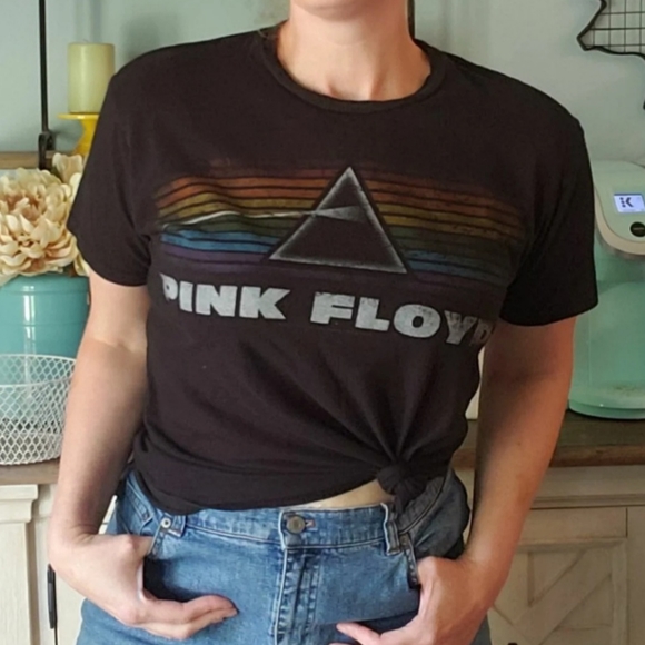 Pink Floyd | Tops | Pink Floyd Dark Side Of The Moon Graphic Tee | Poshmark